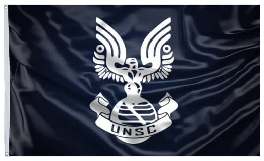 United Nations Space Command Logo Halo 4 UNSC Logo' Throw Pillow Cover