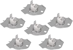 Amazon.com: 6-PACK Dryer Thermal Fuse Replacement Part 3977394 Fit for ...