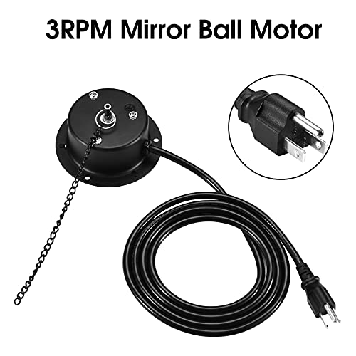 Snapklik.com : 3 Rpm Mirror Ball Motor NuLink Heavy Duty Disco Ball ...