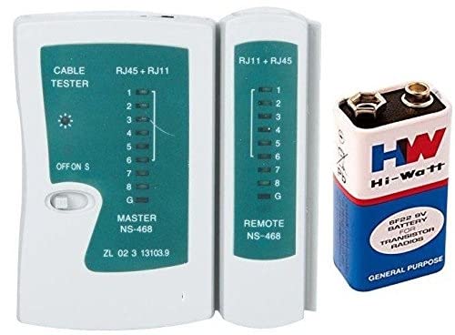 LED Network Cable Tester LAN Tester for RJ11, RJ12 and RJ45 | MS-LT02 ...