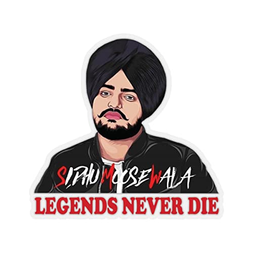 SIDHU MOOSEWALA Sticker Posters (3 Sizes) Pack Of THE, 49% OFF