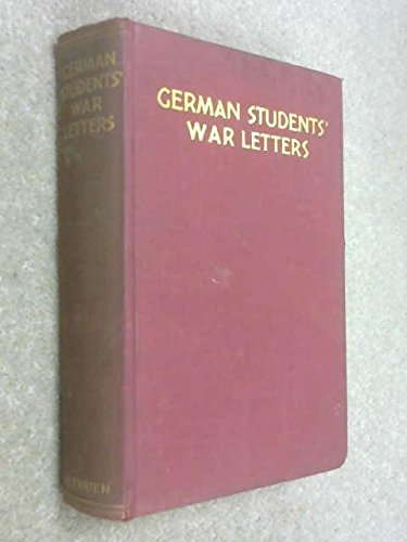 German Students' War Letters: Amazon.co.uk: Witkop, Dr Philip, A. F ...