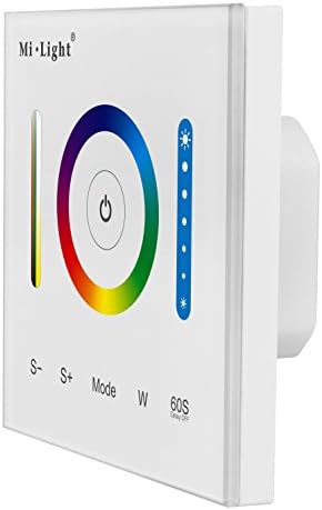 JOYLIT RGBW LED Strip Controller 4CH 4A Wandschalter, DC 12/24V Wand ...