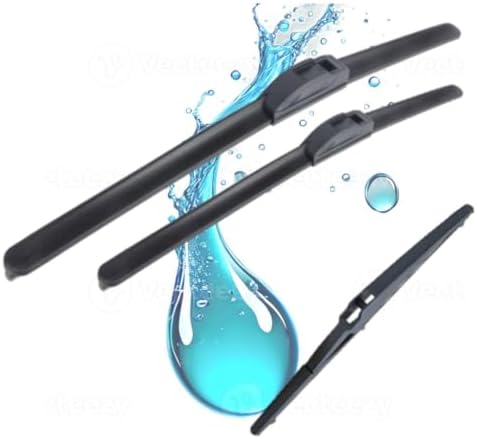 AutoClean Frameless/Soft Wiper Blade + Rear Blade For Innova Crysta ...