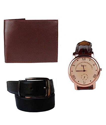 Lenin Men's Belt Wallet Wrist Watch (lenin_11_Multi_Free Size) : Amazon ...