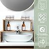 Amazon.com: CroBlissful 2 Pcs Over The Sink Shelf Bathroom Kitchen Over ...