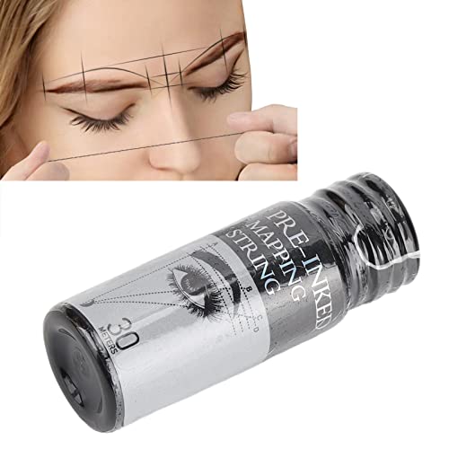 Mapping String, Pre-Inked Mapping String for Eyebrow Measuring, Microblading Eyebrow Marker ...