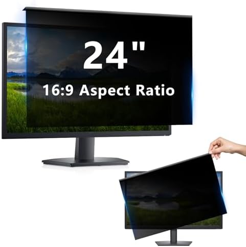 WVMNQO Privacy Screen for Computer Monitor, Hanging Type Computer ...