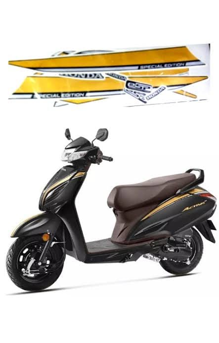 Rambo center Scooty Graphics Stickers & Decals kit Stickers for Activa ...