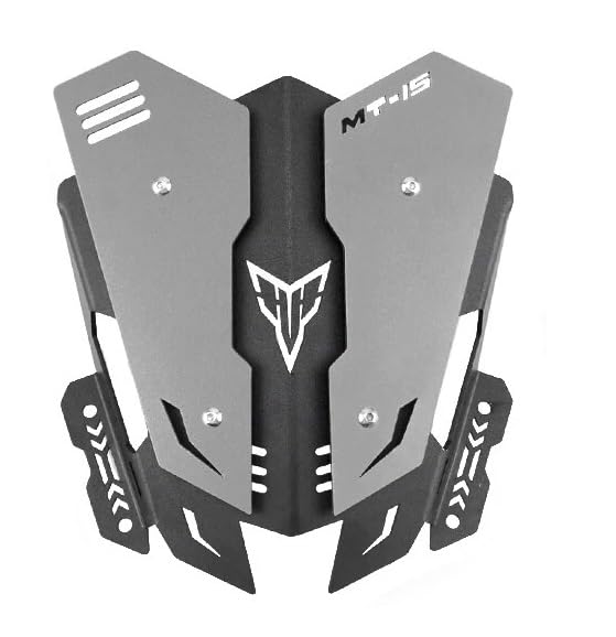 TMRIDE STYLE-11 MT15 Metal Visor MT15 Windscreen Wind Deflector Short ...