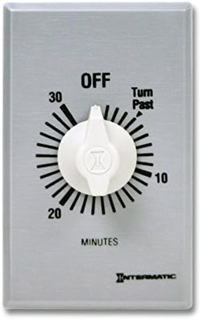 Intermatic SW30MWK 30-Minute Spring Wound Timer, White - Energy-Saving ...
