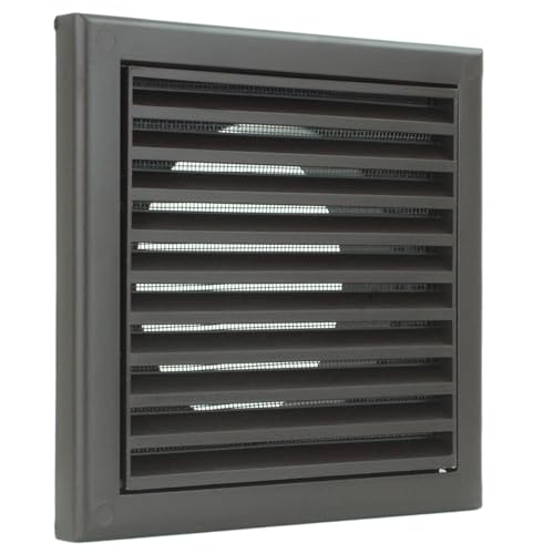 Vents 4 inch Brown Extractor Ventilation Louvered Mesh Grill for Roof ...