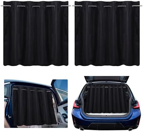 Amazon.com: ZATOOTO Car Side Window Shades with Rods, Car Shades for ...