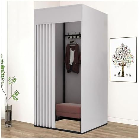 Amazon.com: Pengfei Portable Fitting Room, Dressing Room Frame with ...