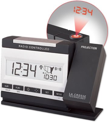 LaCrosse Technology WT-5720U-BP Projection Alarm Clock | Amazon price ...