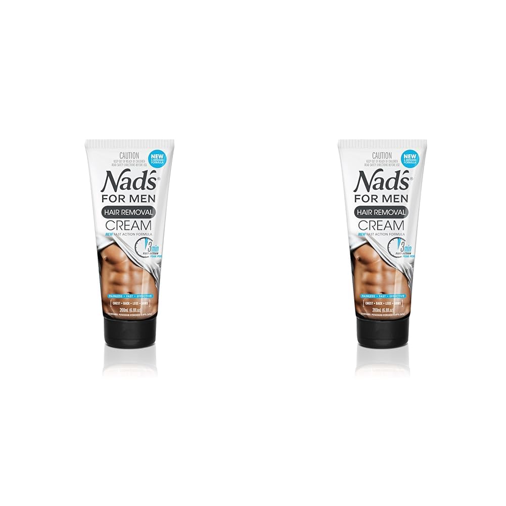 Amazon.com : Nad's Soothing Men's Depilatory Cream for Unwanted Coarse ...