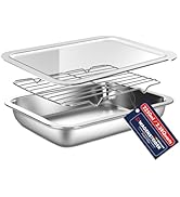Amazon.com: WAGENSTEIGER Stainless Steel Food Prep Pan Set with Rack ...