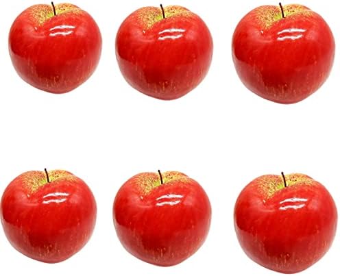 Amazon.com: RUITASA Artificial Fruits, 6PCS Decorative Fruit Apple ...