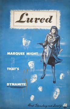 LURED Original 1947 Pressbook at Amazon's Entertainment Collectibles Store