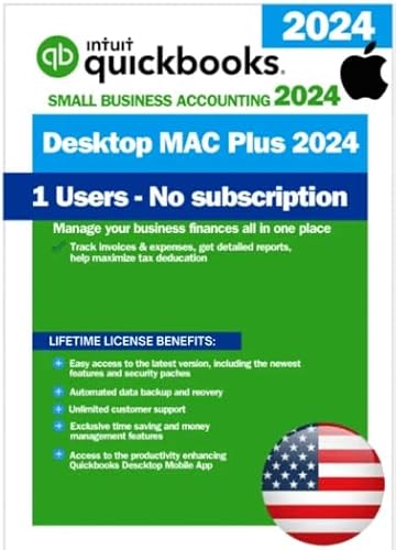 Amazon.com: Quick Books Desktop Pro Plus 2024 | LIFETIME Version | USB | Only for Mac [software ...