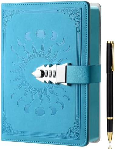 Amazon.com : ZXHQ Journal with Lock with Pen,A5 224 Pages Lock Diary ...