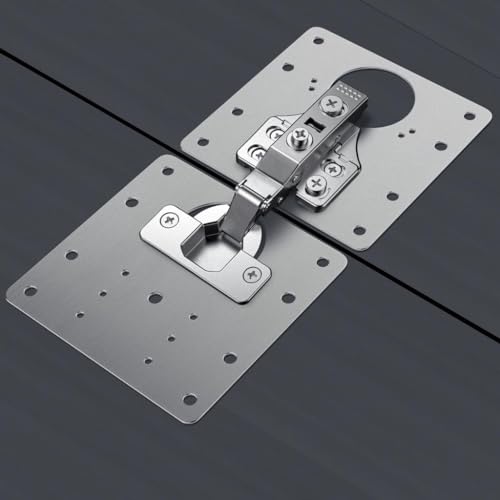 AYON Hinge Repair Plate Kit Brackets with Screws for Wardrobe Hinges ...