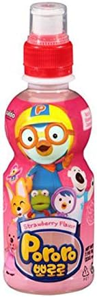 Amazon.com : Paldo, Pororo Juice Drink, Strawberry, 7.95 oz : Grocery ...