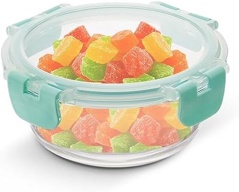 Buy Allo Food Safe Glass Containers With Lids With Break Free Lock ...