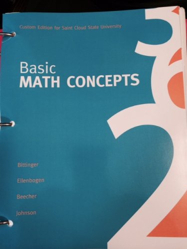 Basic Math Concepts: Bittinger-Ellenbogen-Beecher-Johnson ...