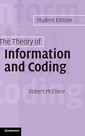 The Theory of Information and Coding: Buy Online at Best Price in Egypt - Souq is now Amazon.eg