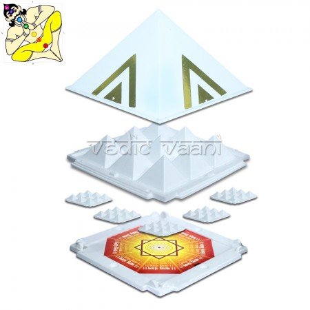 Buy Divine World Vastu Pyramid Yantra Multier Plus, White Online at Low ...