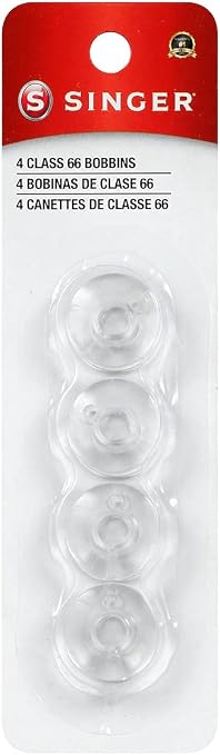 Amazon.com: SINGER 2141 Class 66 Bobbins, Transparent, 4-Count