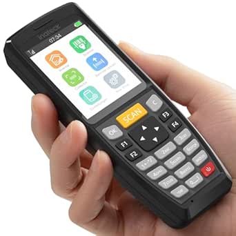 Inateck Bluetooth Barcode Scanner 2D 1D, QR Code Scanner Bluetooth 5.3, Wireless Handheld ...