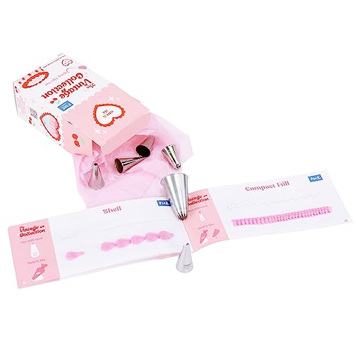 PME VTNZ001 Vintage Cake Piping Tips-Set of 6 Icing Nozzles, Stainless ...