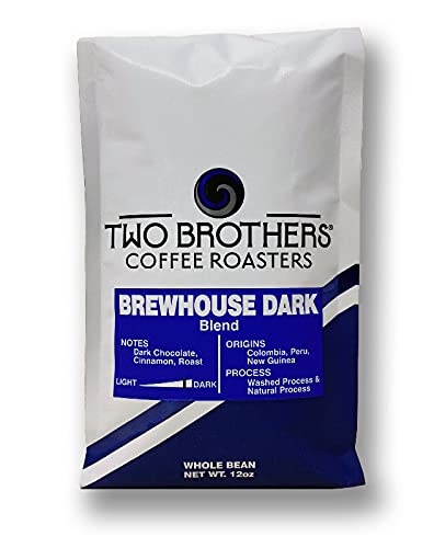 Amazon.com : Two Brothers Coffee Roasters Brew House Dark - 12oz ...