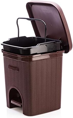 Signoraware Plastic 7 Liters Modern Lightweight Pedal Dustbin/Thrash ...