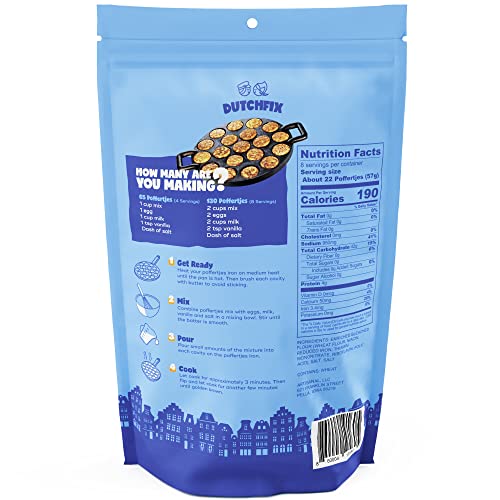 Snapklik.com : DutchFix Poffertjes Mix Original Mini Dutch Pancake Mix ...