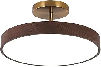 UOPYNE Indoor Round Ceiling Lamp, Nordic LED Semi Flush Mount Ceiling ...