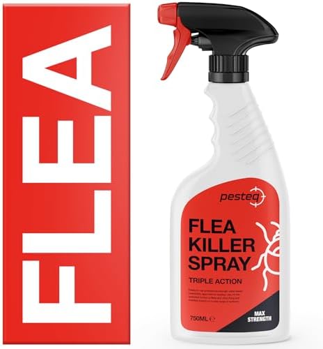 PESTEQ Flea Spray For The Home | Max Strength Household Flea Spray ...