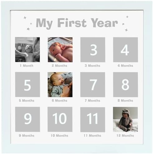 Amazon.com: comurdyo My Baby First Year Picture Frame 12 Months Baby ...