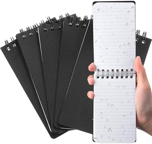 Amazon.com : Qilery 12 Pcs Waterproof Notebook Graph Paper 3" x 5" All ...
