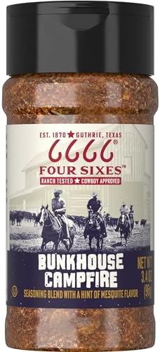 Amazon.com : 6666 Four Sixes Bunkhouse Campfire Seasoning, 3.4 Ounce ...
