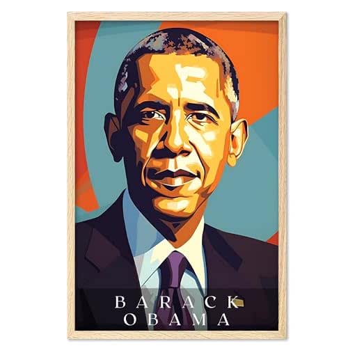Amazon.com: Barack Obama Poster, Barack Obama Wall Art, USA Presidents ...