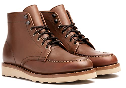 Snapklik.com : Thursday Boot Company Womens Diplomat Moc Toe Leather Boot