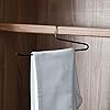 Amazon.com: SHIMOYAMA Open Ended Pants Hangers, 5 Pack, Single Rod ...