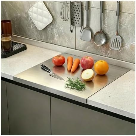 Amazon.com: 2026 New 1.5mm Thickness 304 Stainless Steel Cutting Board ...