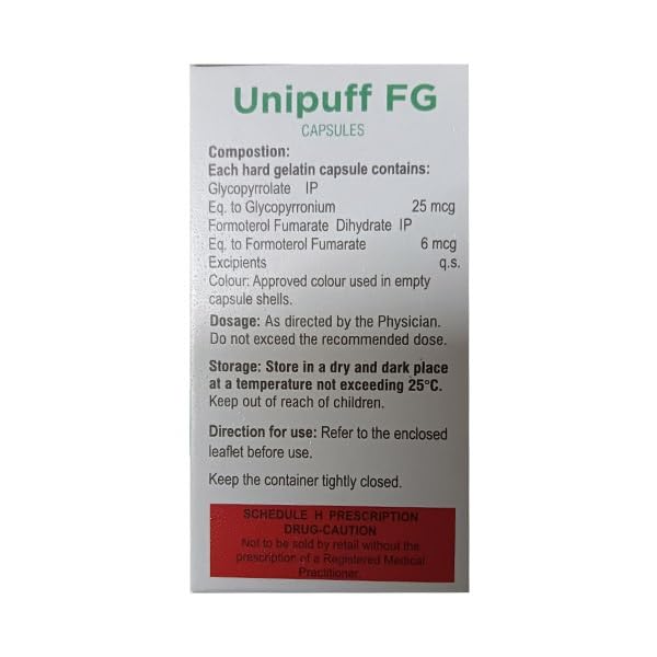 Unipuff FG - Bottle of 30 Capsules : Amazon.in: Health & Personal Care