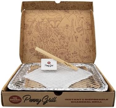 Amazon.com: Charbox Portable/Disposable BBQ Charcoal Grill/Lasts 3 ...