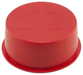 Caplugs ZQTV1Q1 Plastic Tapered Vinyl Cap and Plug. TV-1 PVC Cap OD 0. ...