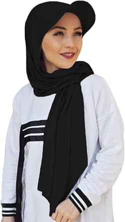 Amazon.com: ITODA Muslim Headscarf Baseball Cap Women's Hijab Scarf ...